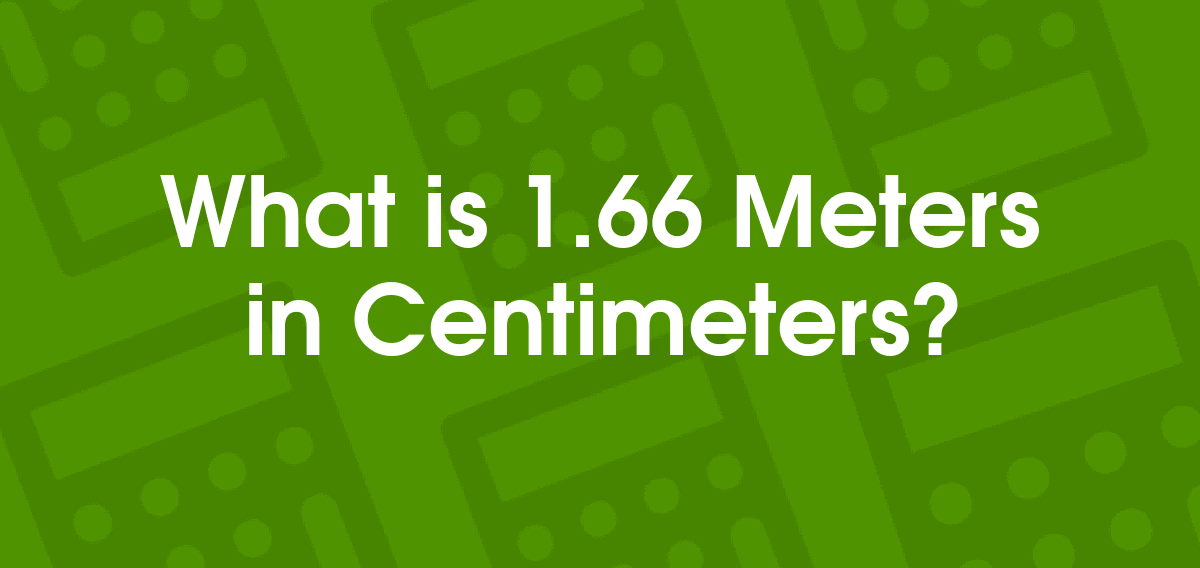 1 66 Meters To Centimeters 1 66 M To Cm Convertilo